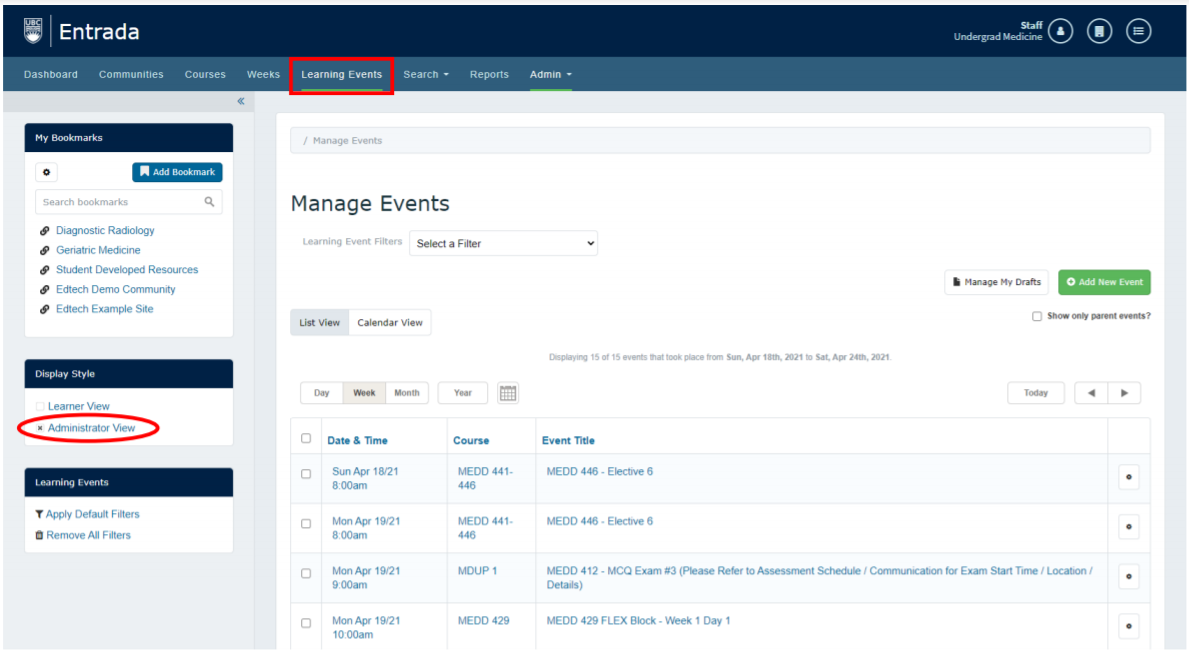 Uploading Materials To a Learning Event - EdTech